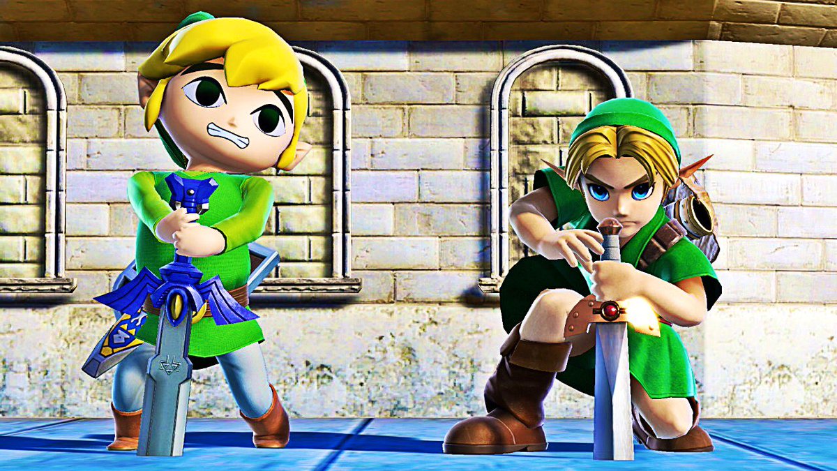 Toon Link Vs Dark Toon Link