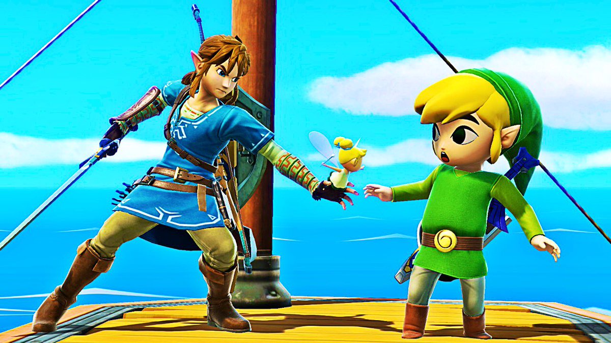 Dark Link And Toon Link