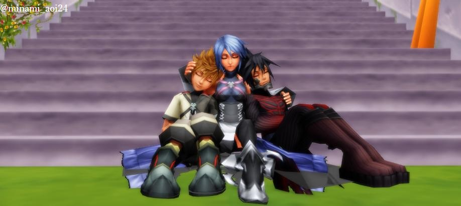 Kingdom Hearts Ventus And Aqua Kiss