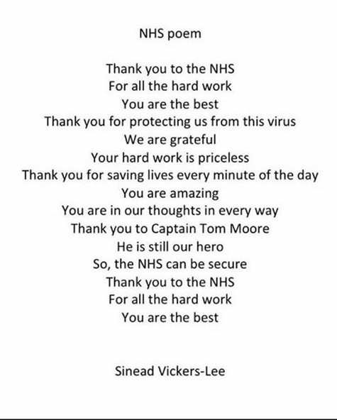 Thank You Staff Poems