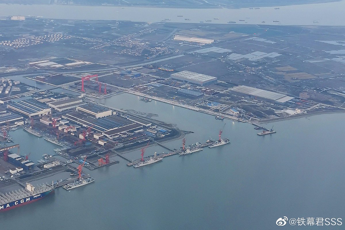 Visiting China navy shipyard, world largest shipbuild, Jiangnan ...