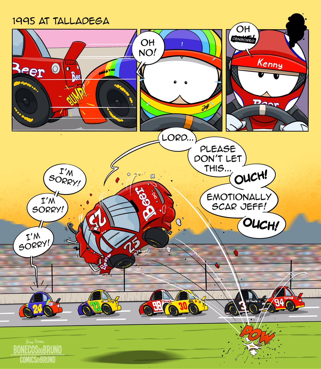Nascar Cartoon