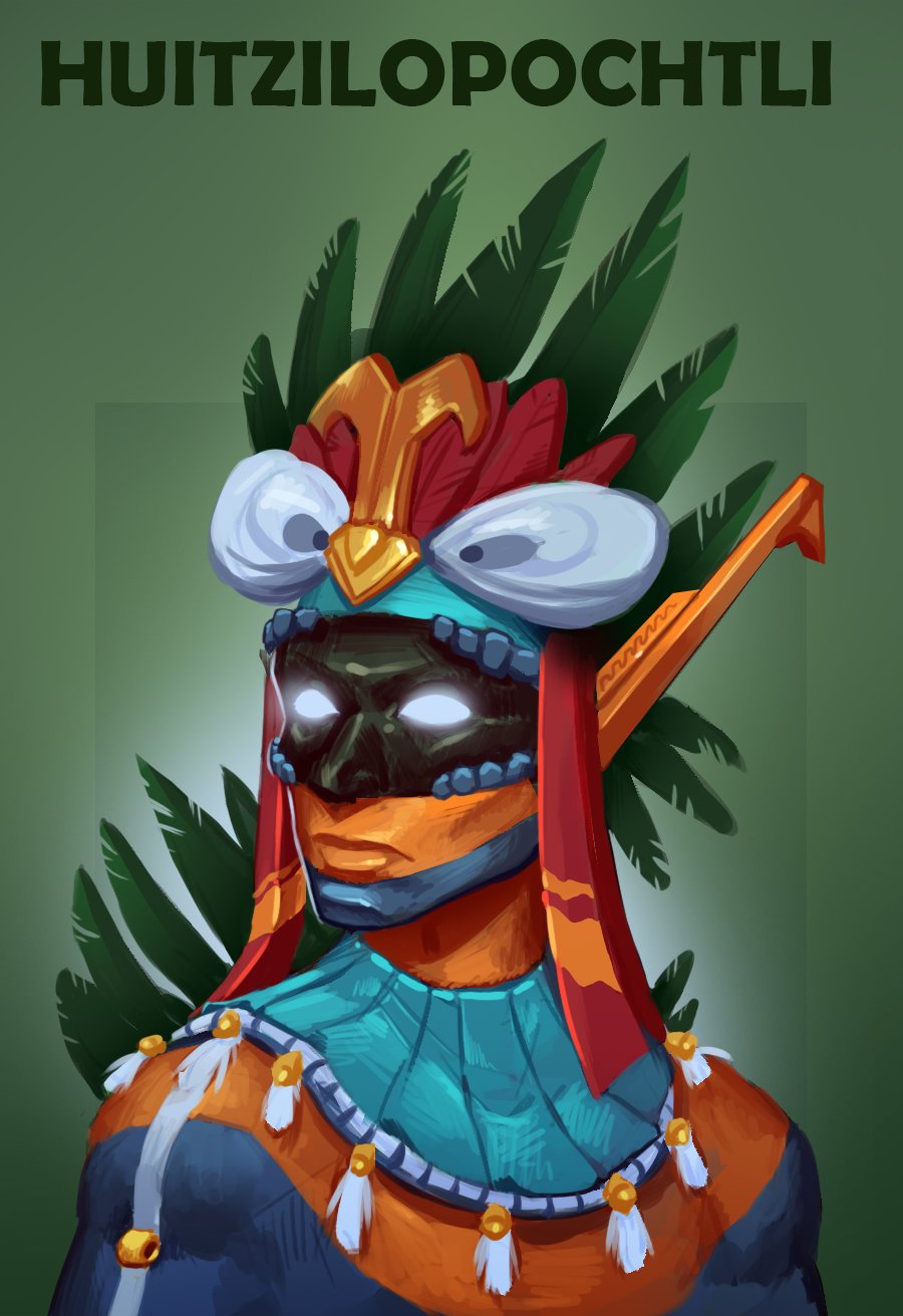 Huitzilopochtli Aztec God Of War