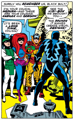 Marvel Medusa And Black Bolt