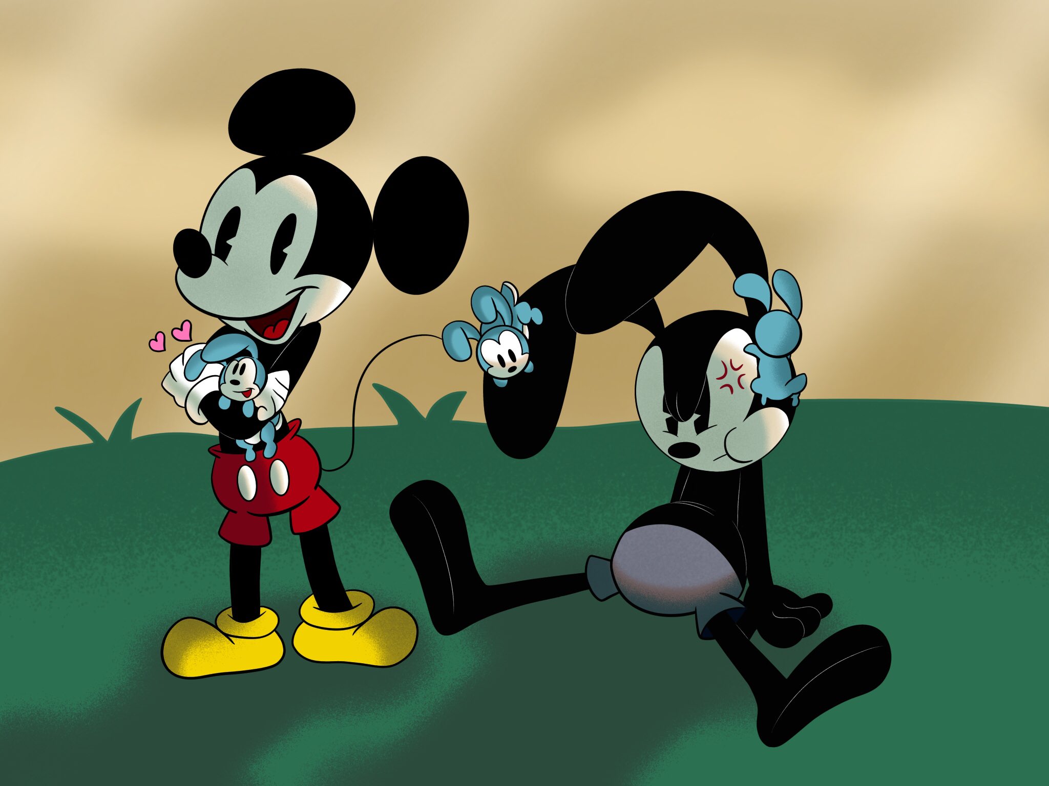 Oswald And Mickey