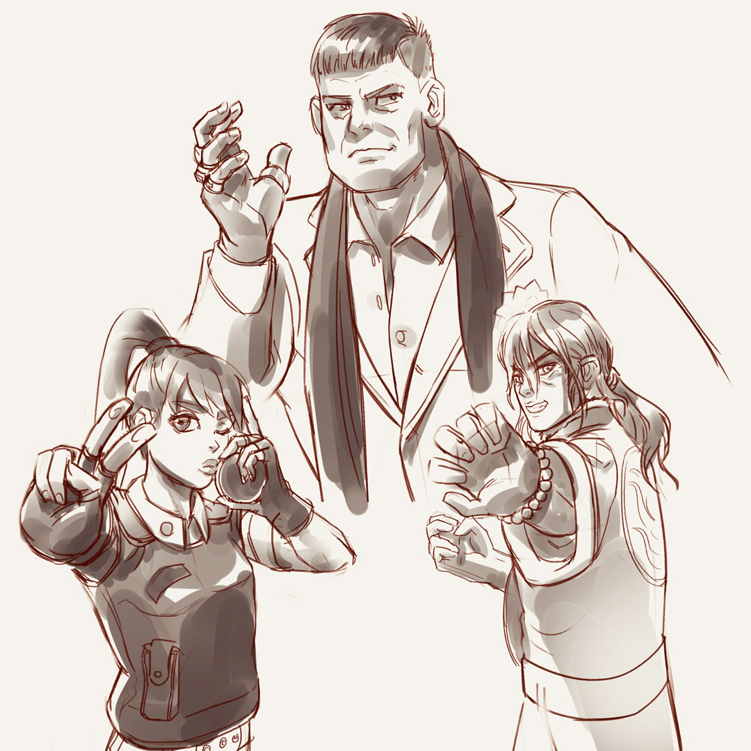 「Pt. 2 Ehrgeiz characters: Dasher Inoba, 」|Rayのイラスト