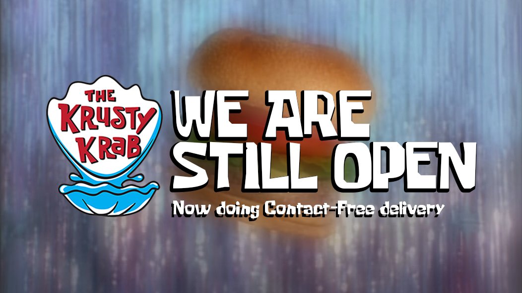 The Krusty Krab Sign