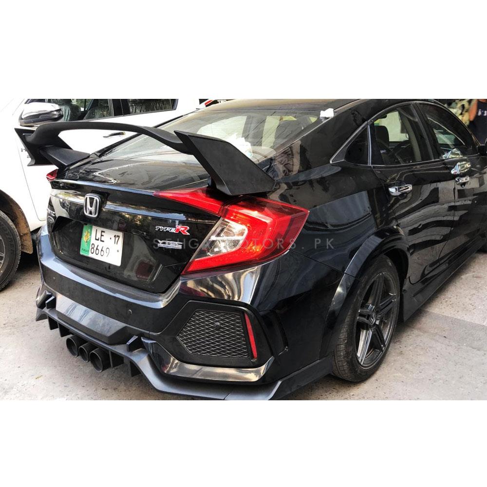 Black Honda Civic Modified