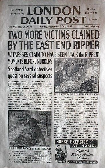 Jack The Ripper Newspaper