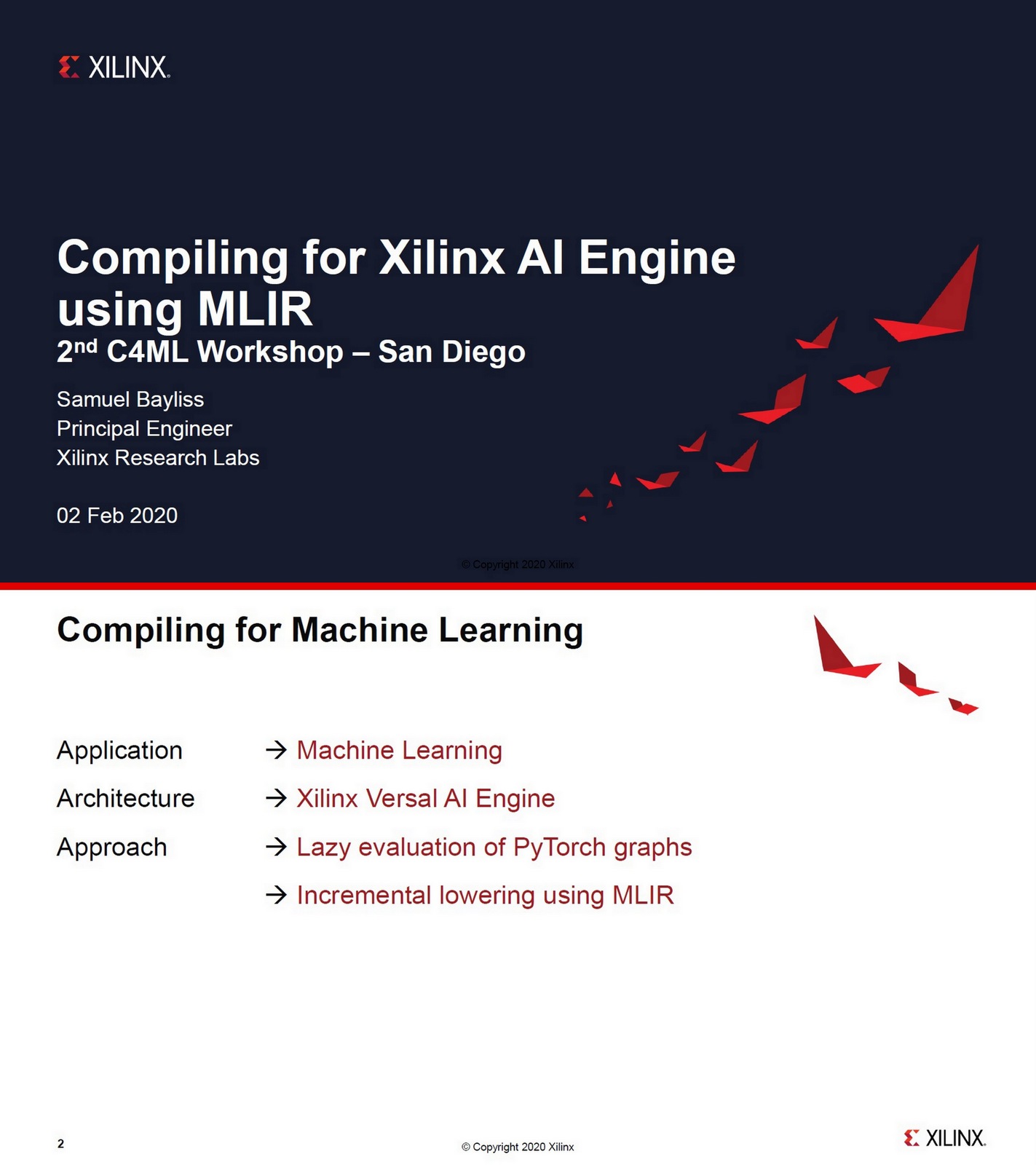 OGAWA, Tadashi on Twitter: "=> "Compiling for Xilinx AI Engine using MLIR", Xilinx Res Labs ...