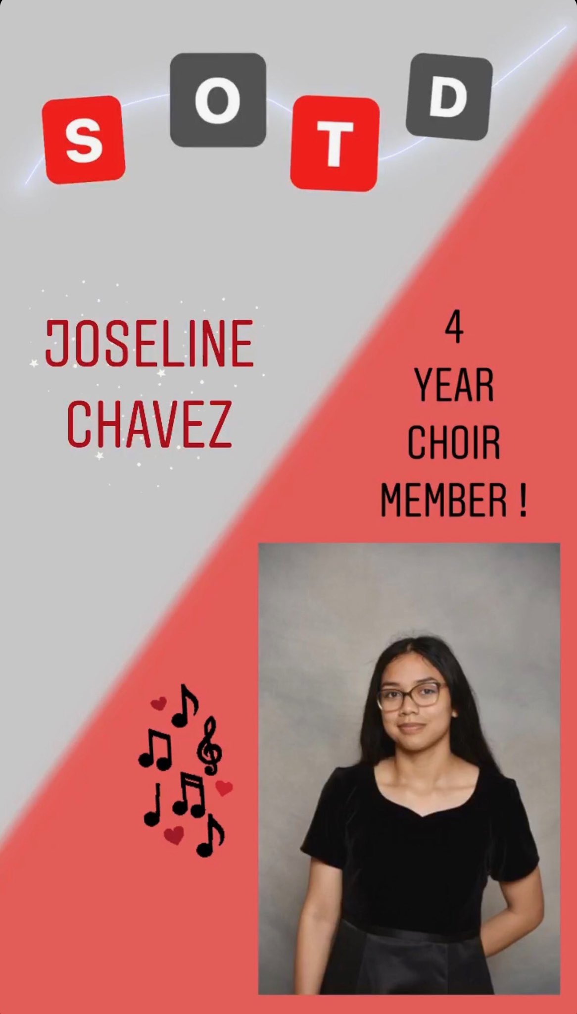 CyLakes Choir on Twitter: "@cylakeschoir Senior of the Day is Joseline Chavez! 4 Year Choir ...