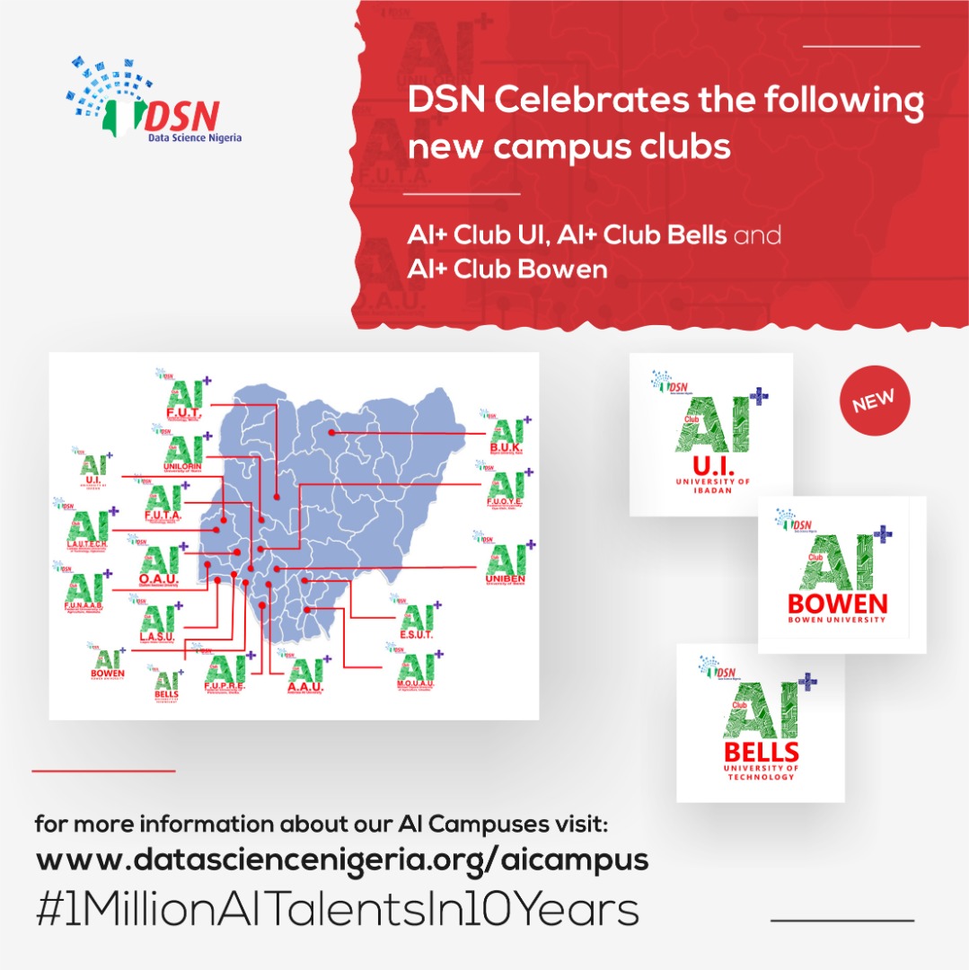 DataScienceNigeria- DSN (Data Scientists Network) on Twitter: "We are growing our learning ...