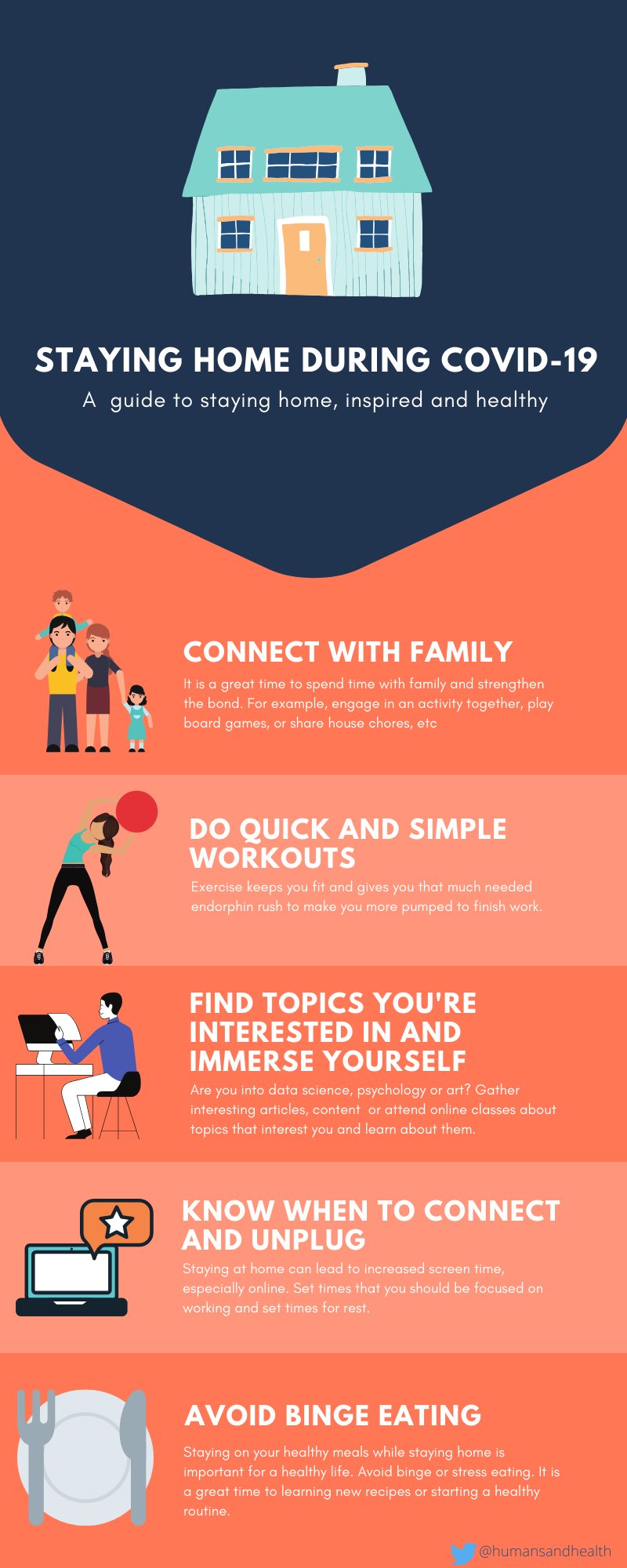 Healthy Behaviors on Twitter: "Staying home and how to make most of it ...