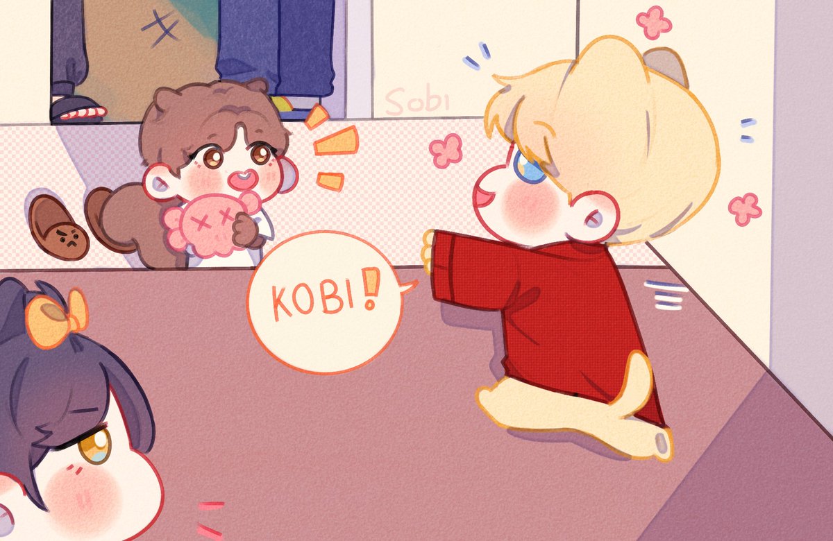 「Kinder gang 🤙 」𝘚𝘰𝘣𝘪🐿🐱hiatusの漫画