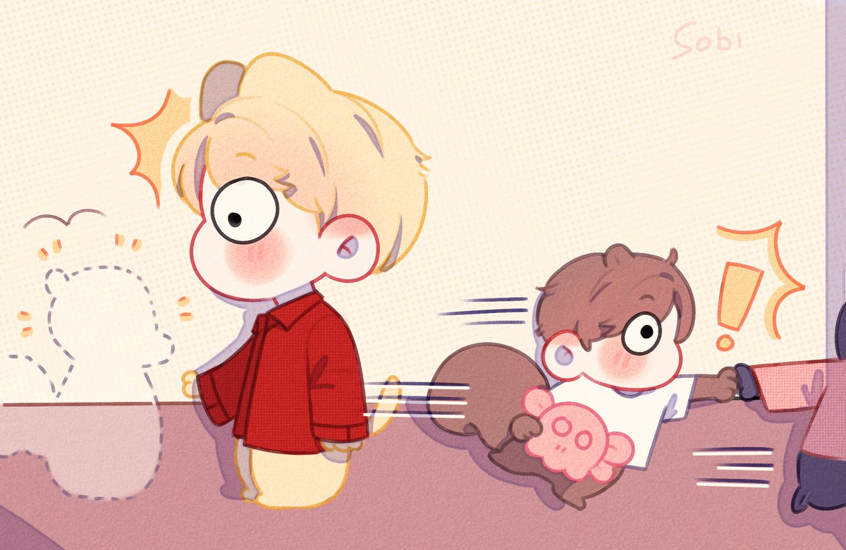 「Kinder gang 🤙 」𝘚𝘰𝘣𝘪🐿🐱hiatusの漫画