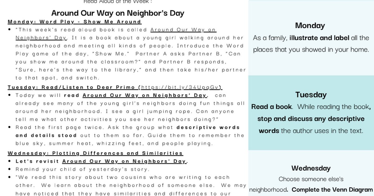 LitLife on Twitter: "We all live in a neighborhood where we have all ...