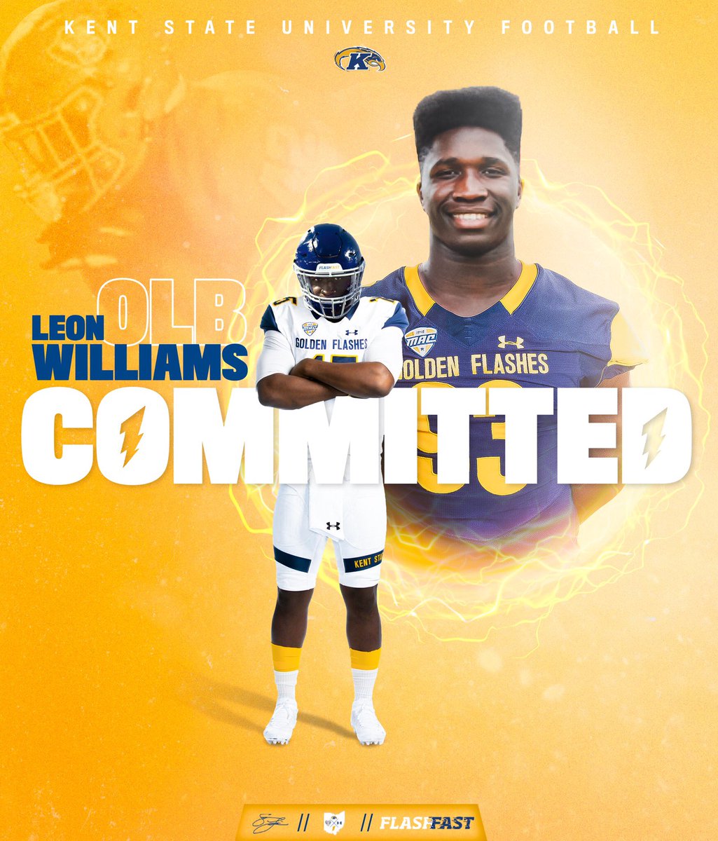 2021 3* ILB Leon Williams commits to Kent State : r/CFB