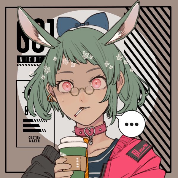 picrew links on Twitter: "this one is super cute and very customizable! it has animal ears, hand ...