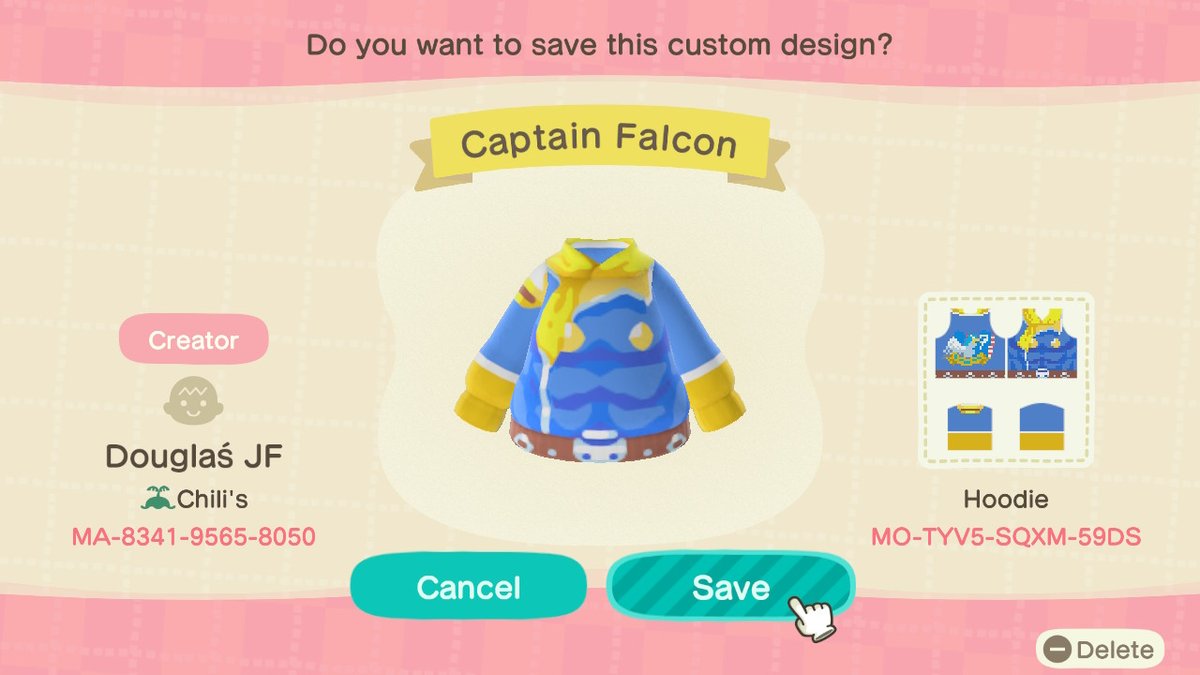 Animalcrossing Captain Falcon