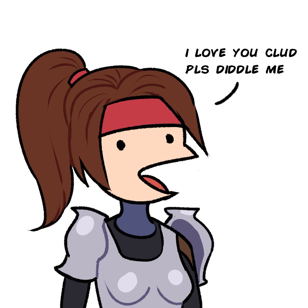 「I haven't played FFVII remake 」|Franのイラスト