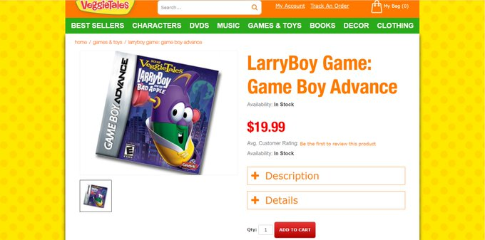 Veggietales Larryboy And The Bad Apple
