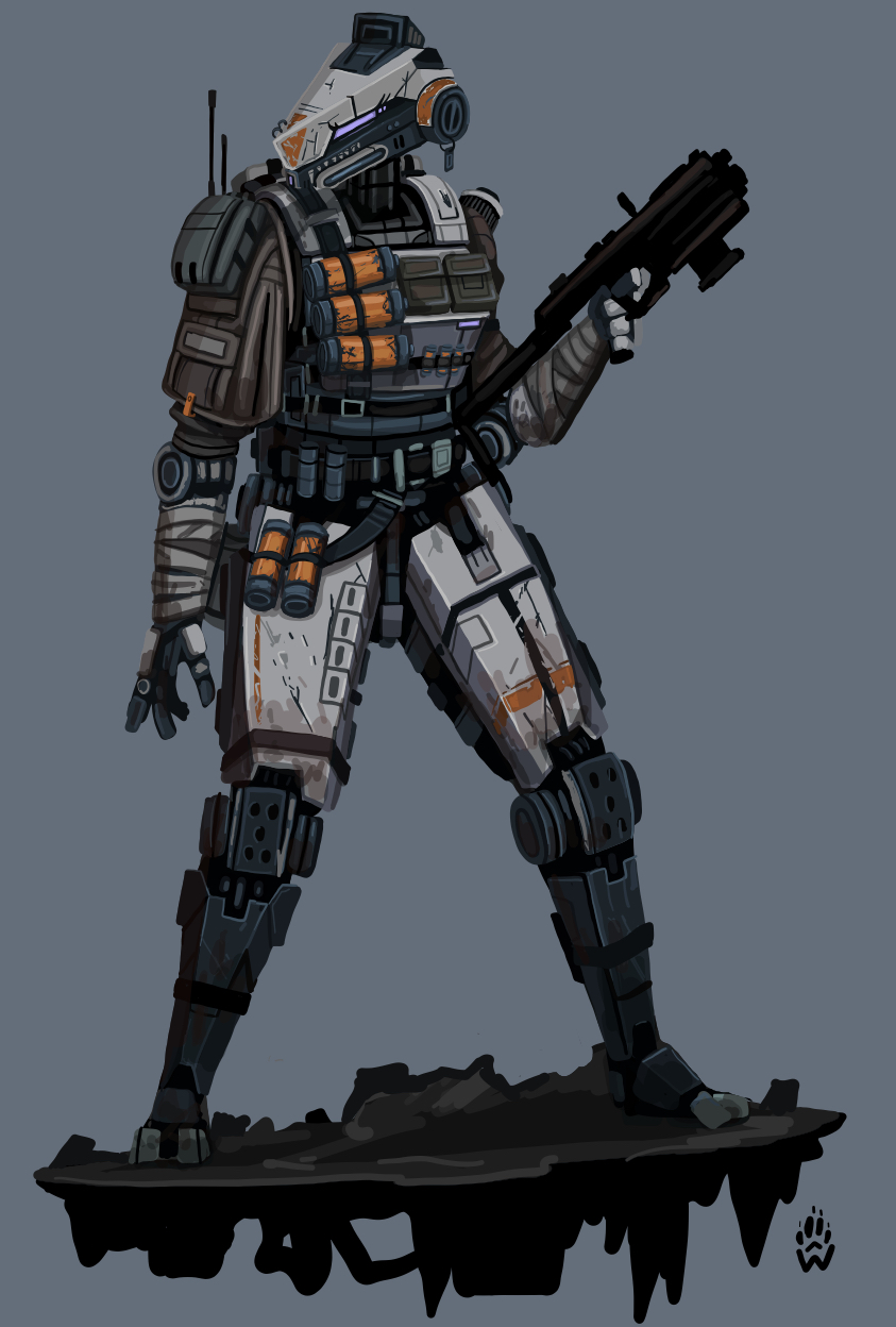 Titanfall Spectre Concept Art