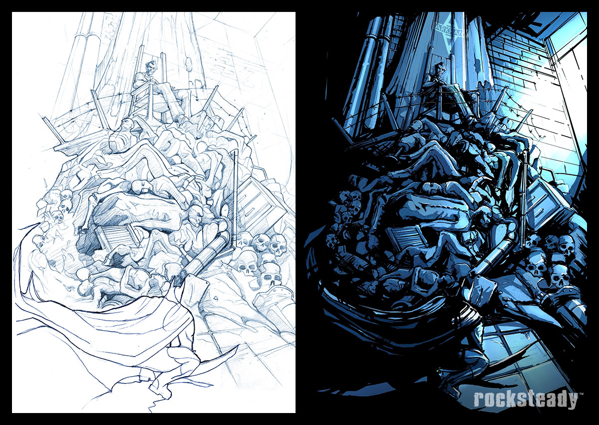 Batman Arkham Asylum Drawing