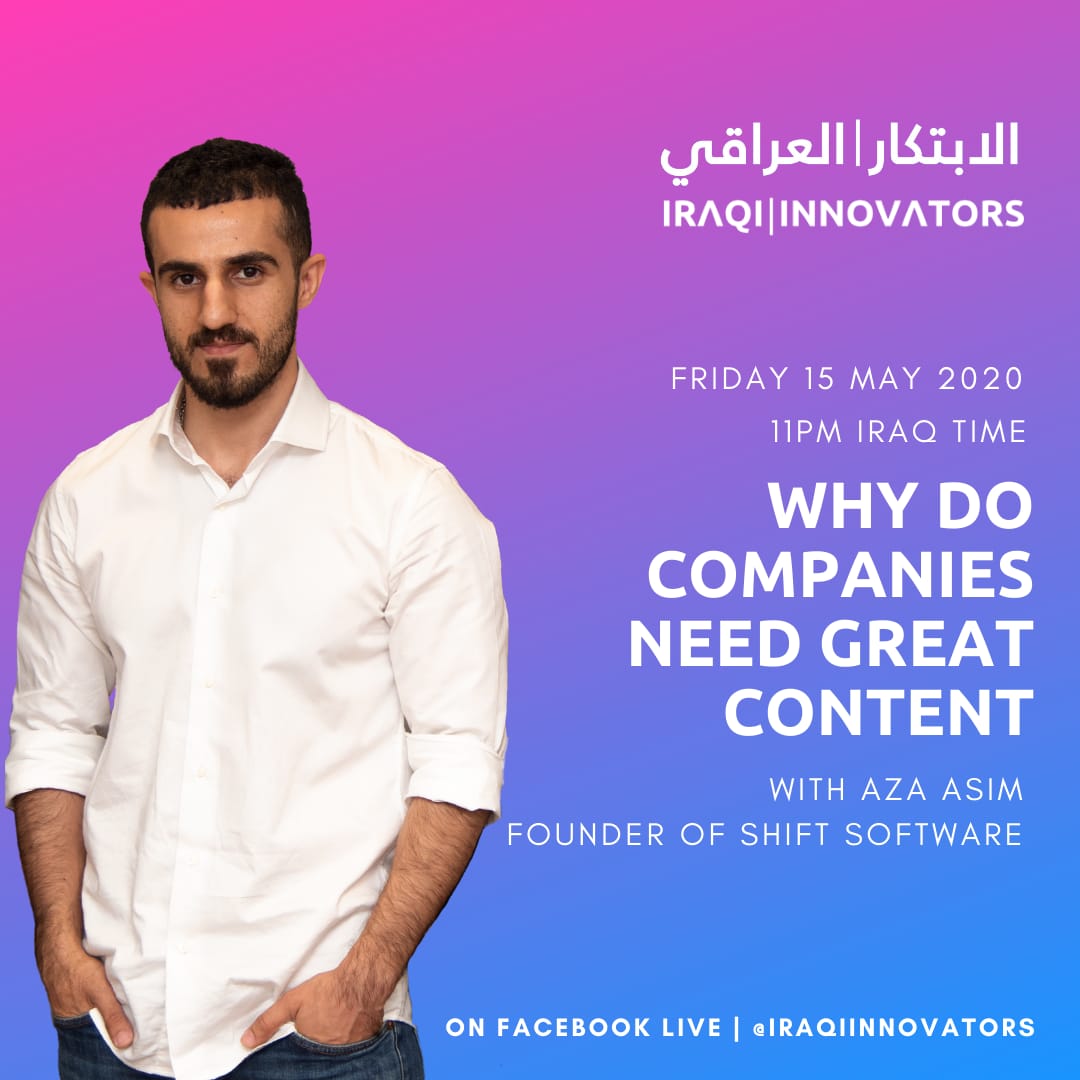 Iraqi Innovators الابتكارالعراقي on Twitter: "For this week's Friday Live Factory, our special ...