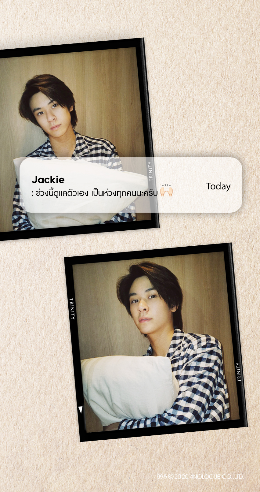 4NOLOGUE on Twitter: "วันนี้ส่งวอลเปเปอร์ และข้อความจาก 4 หนุ่ม TRINITY มาให้กำลังใจ TWILIGHT ...