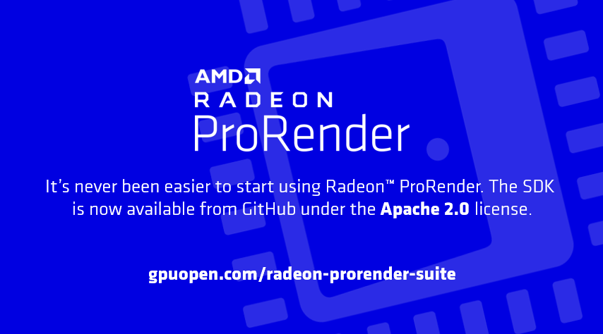 GPUOpen on Twitter: "Its now easier than ever to developer with #Radeon #ProRender. Check out ...