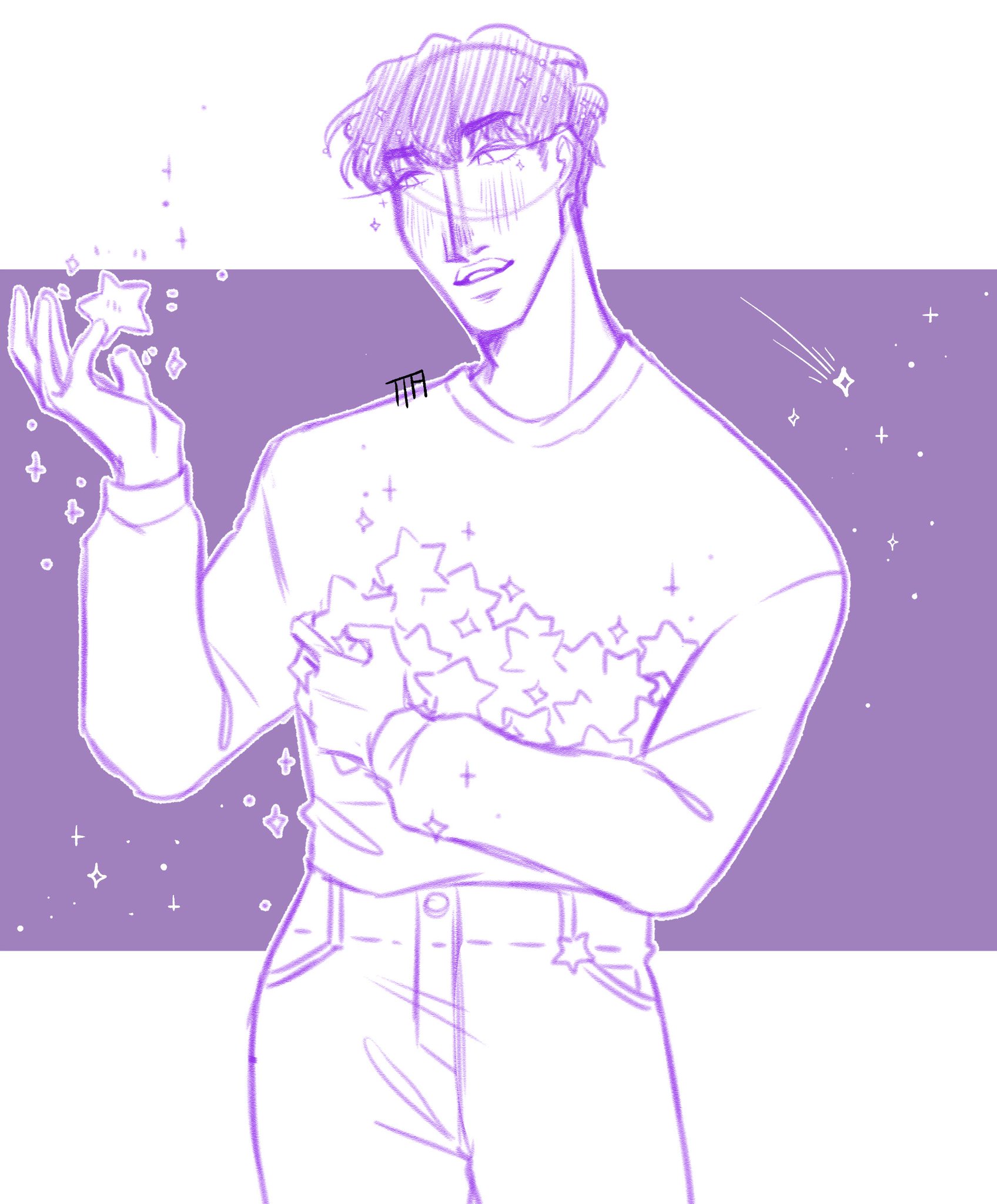 taru🐶commissions open🏵️🍂 on Twitter: "nobody asked but.... progess shots😳😳 ️ ️