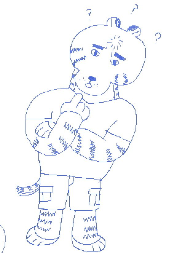 「himbo tiger goes camping and befriends everyone he is suppos」jie enの漫画