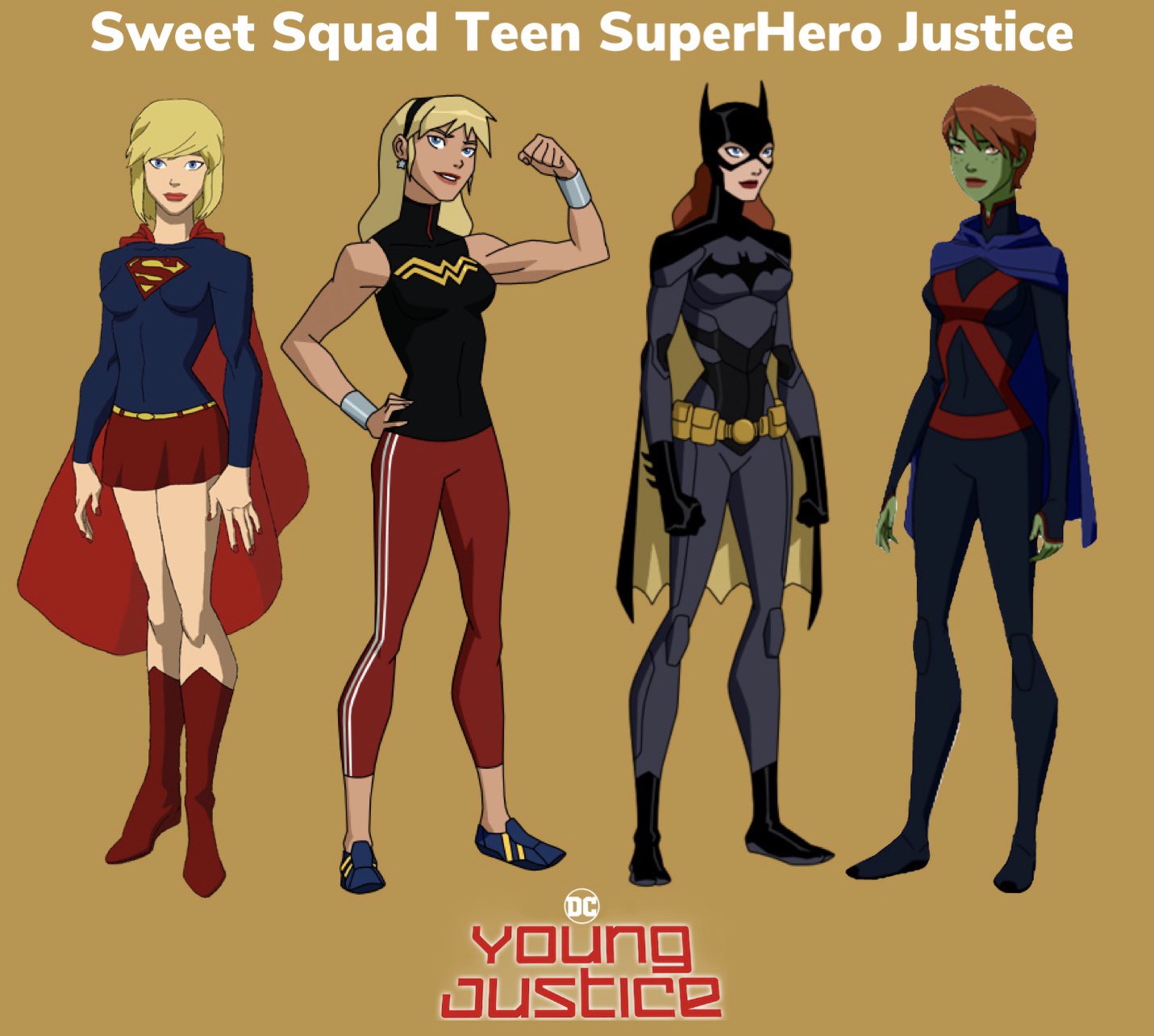 Young Justice Robin And Batgirl