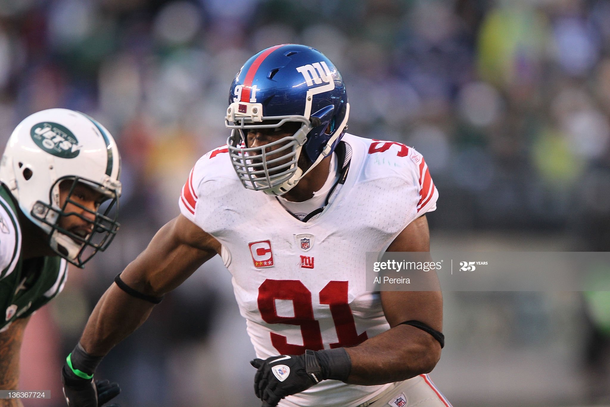 Justin Tuck Raiders Helmet