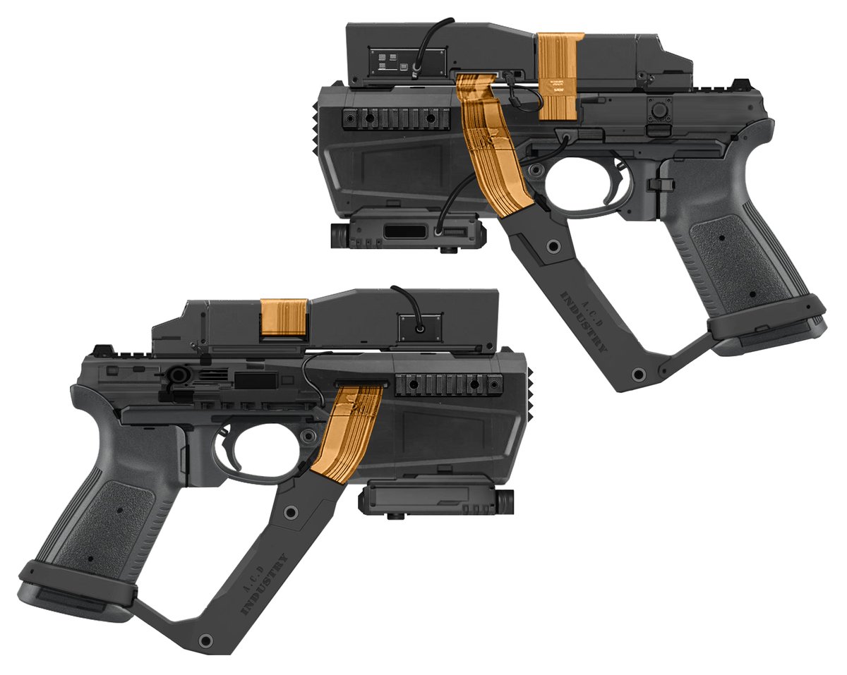 「Pistol concept, 2.5D 」|puremageのイラスト