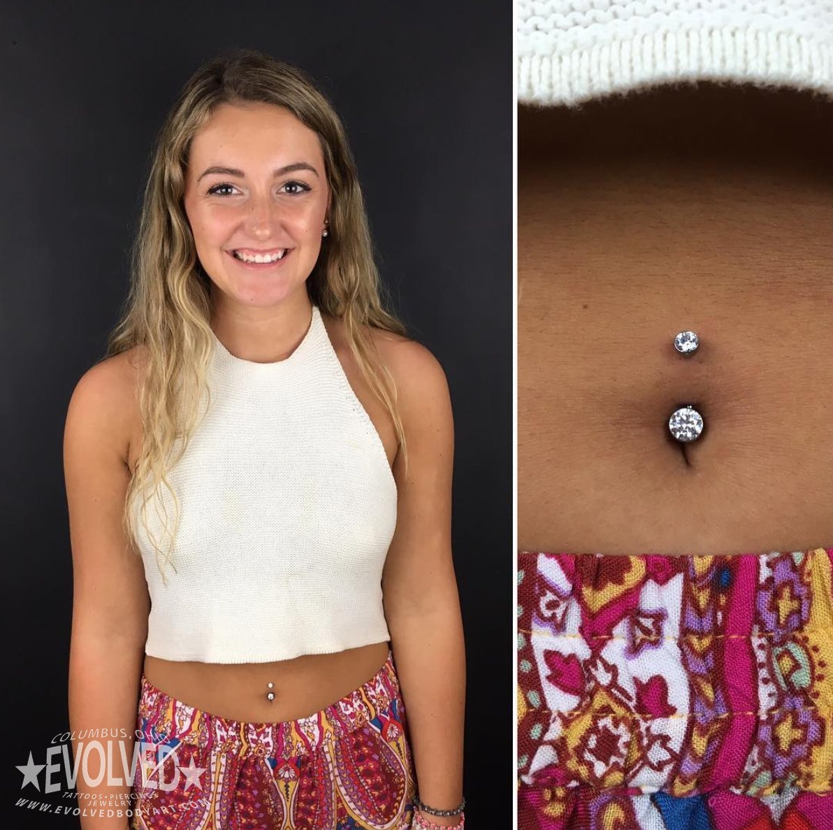 Cute Belly Button Piercing
