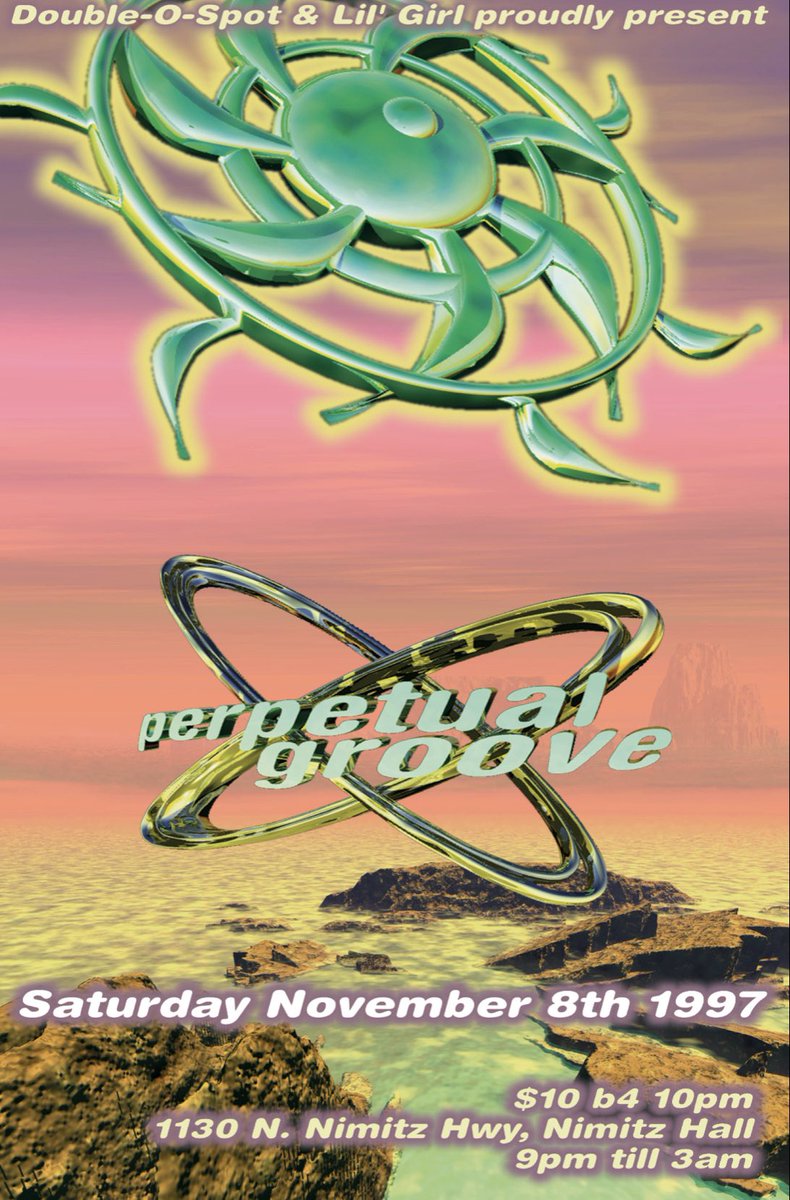 「90s Rave flyers were so funky 」|digital_artifactの漫画