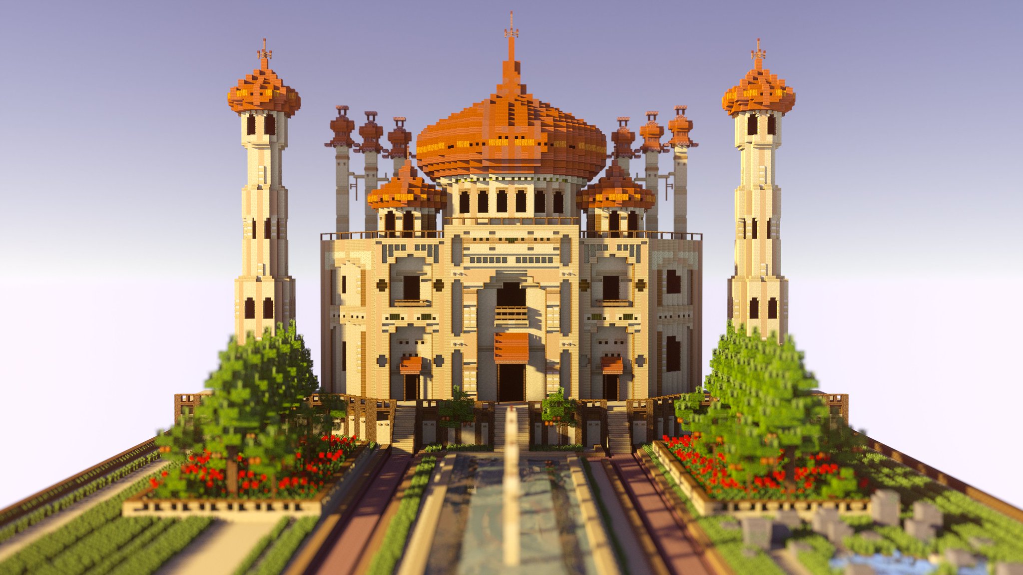 Minecraft Taj Mahal