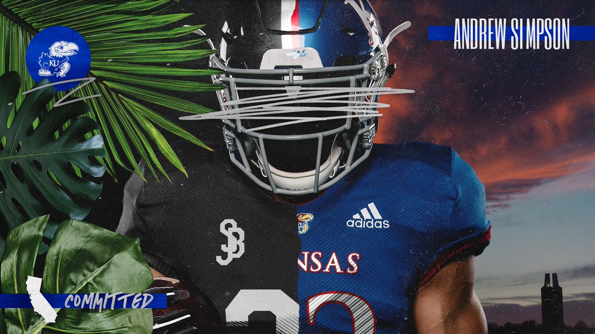 2021 3* OLB Andrew Simpson commits to Kansas : r/CFB