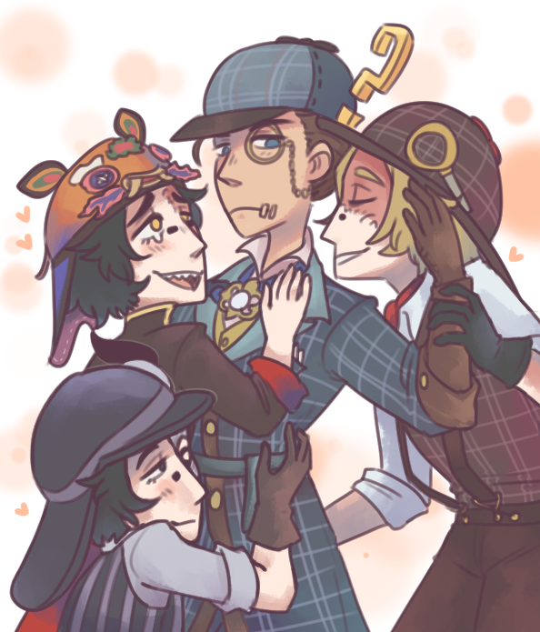 「探傭 Mr.Inference...a desirable man ♡ 」|Inu(,,⊕﹃⊗,,)のイラスト