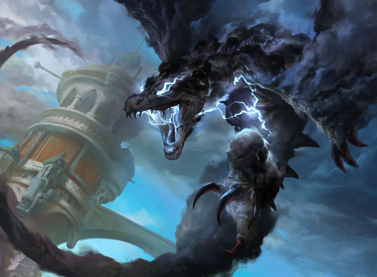 Electric Elemental Dragons