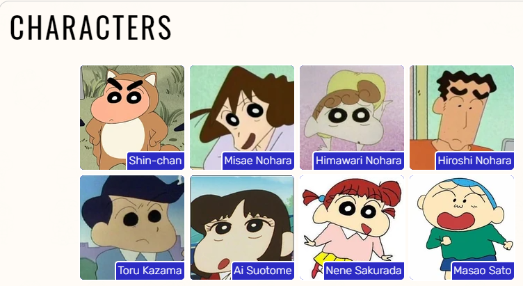 Shinchan All Characters Names | atelier-yuwa.ciao.jp Shinchan All Characters Names | atelier-yuwa.ciao.jp