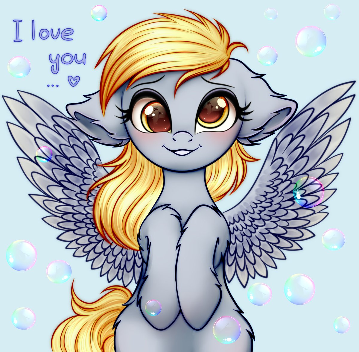 Derpy And Rainbow Dash In Love
