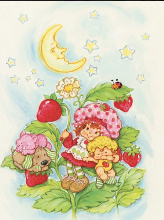 Vintage Strawberry Shortcake Wallpaper