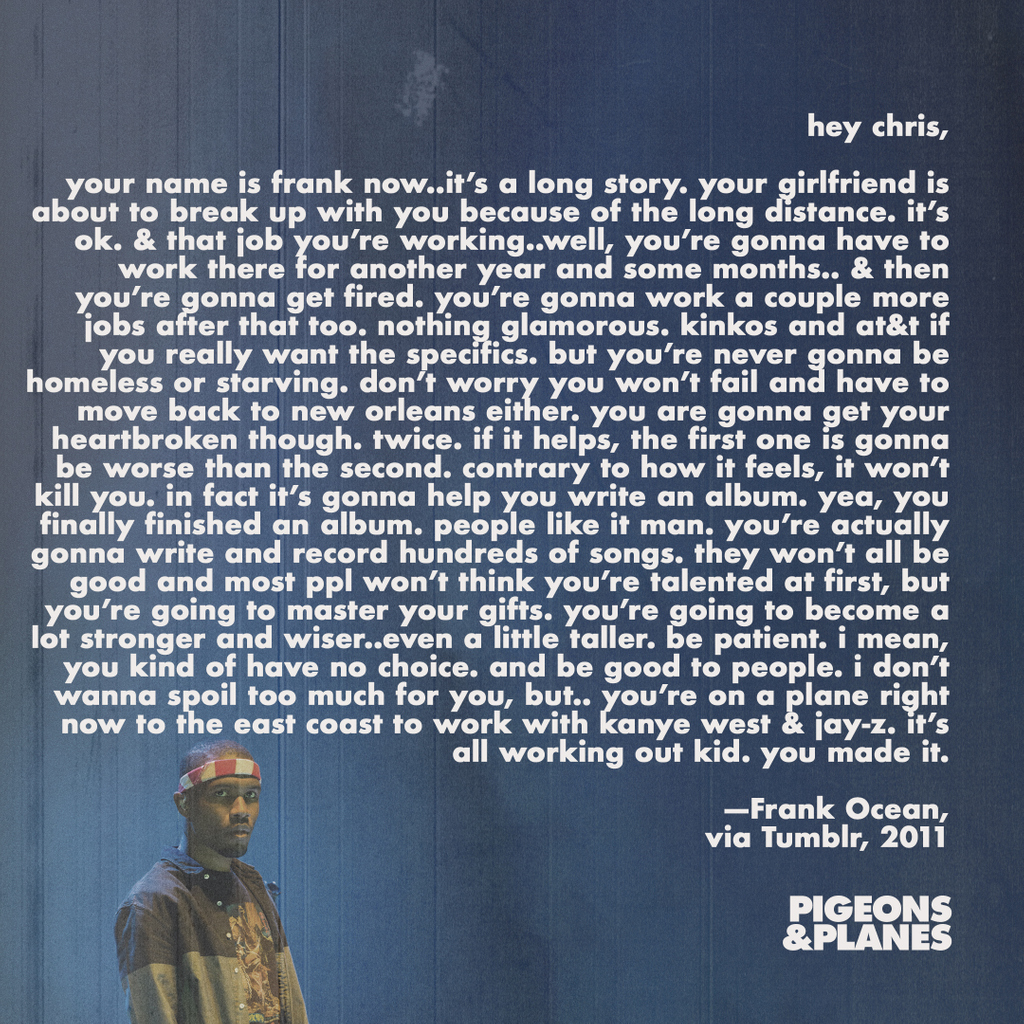 Frank Ocean Tumblr Quotes