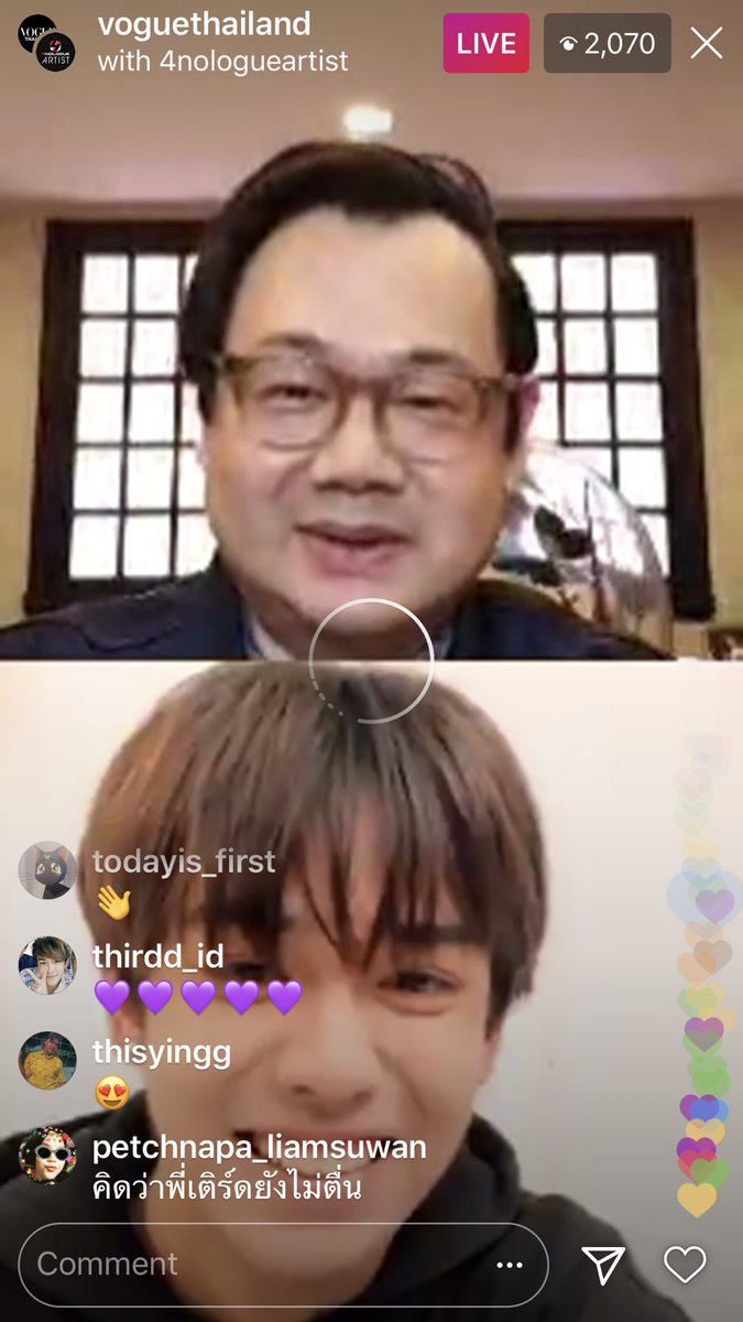 4NOLOGUE on Twitter: "#VogueInConversationwithTHIRD_TNT มาแล้ว! ไลฟ์สดระหว่าง เติร์ด TRINITY ...