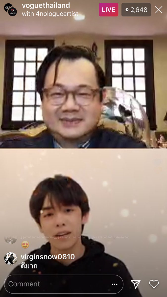 4NOLOGUE on Twitter: "#VogueInConversationwithTHIRD_TNT มาแล้ว! ไลฟ์สดระหว่าง เติร์ด TRINITY ...
