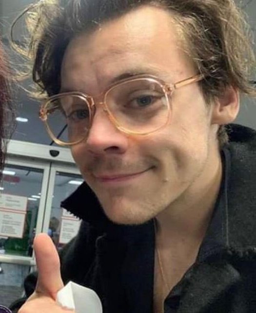 Harry Styles Wearing Glasses