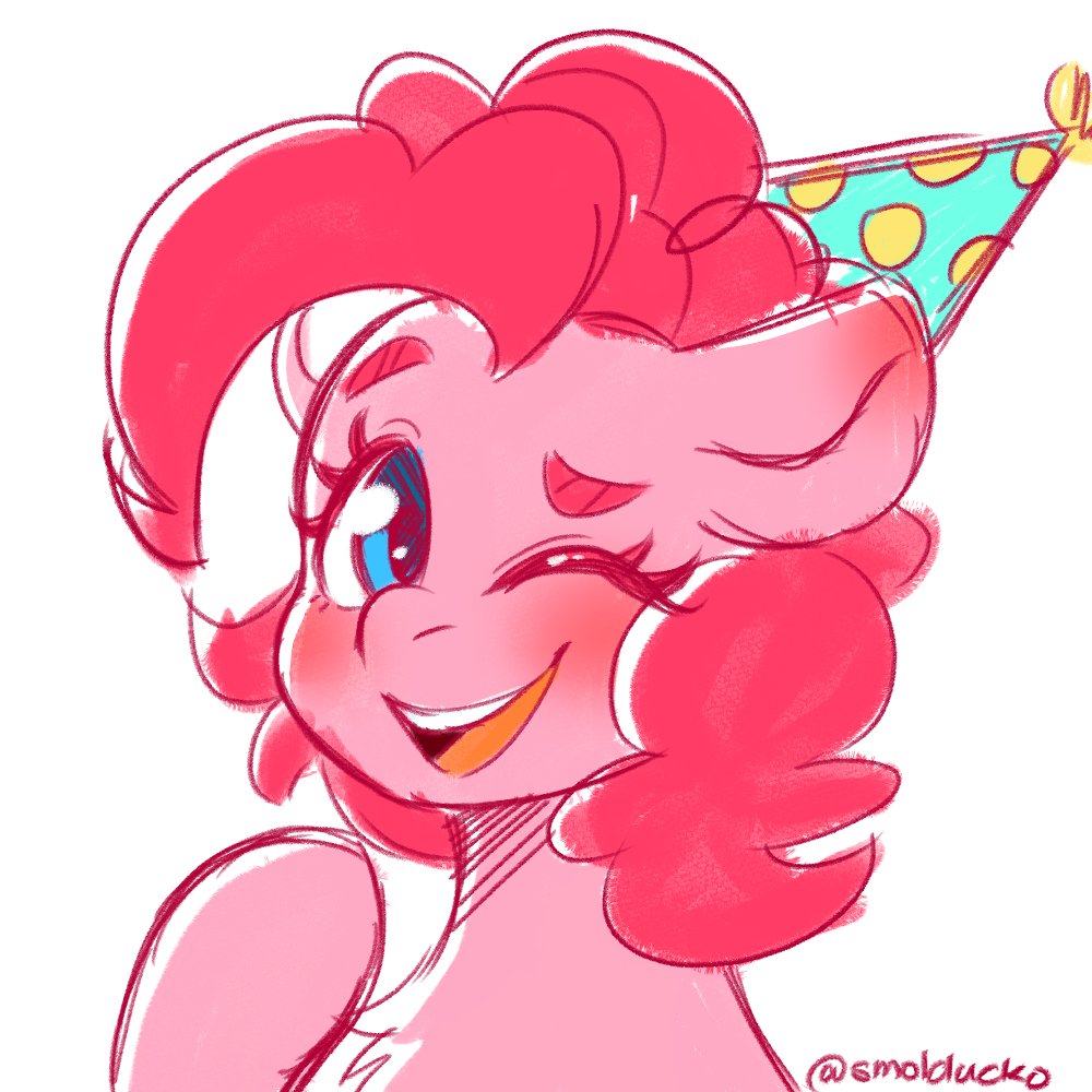Cotton On Twitter Happ Birfday To My Number 1 Waifu Pinkiepie Lets Give Her Lots Of Love 💚🦆