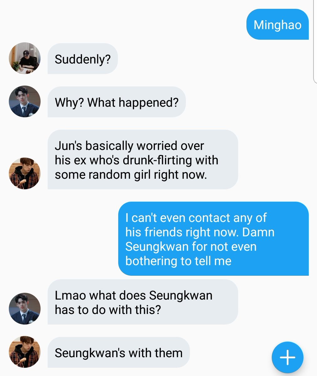 MingMing ⨟ 🌙 on Twitter: "ㅡ258ㅡ Seungkwan X Hao convo…